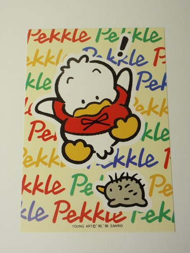 1996 Sanrio Young Art Korea Pekkle Duck Postcard | eBay