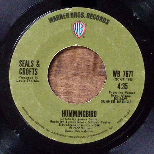 SEALS & CROFTS SAY/HUMMINGBIRD WARNER BROS RECORDS VINYL 45 53-190 | eBay
