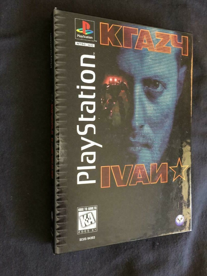 krazy Ivan (Sony Playstation 1, 1996) with Manual & Instruction Booklet ...