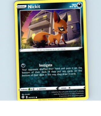 2021 Nickit 047/072 Pokemon Card | eBay