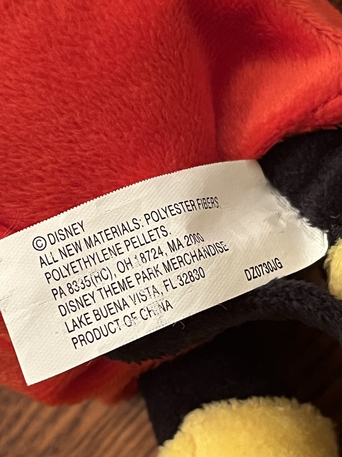 Disneyland Mickey Mouse Plush 12” Walt Disney World Stuffed Animal | eBay