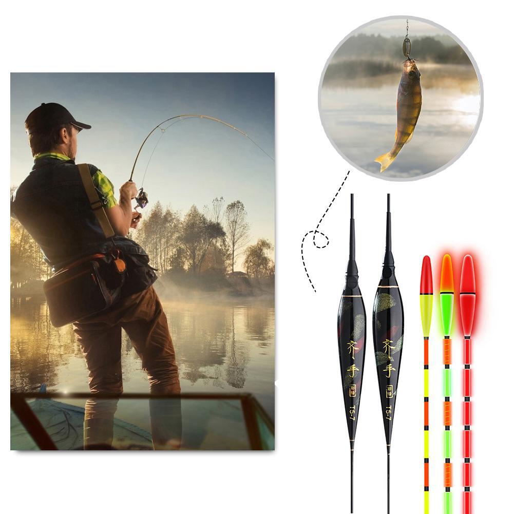 5Pcs Luminous Fishing Stick Float Bobber Sea Lure Buoy Fishing Tackle ...