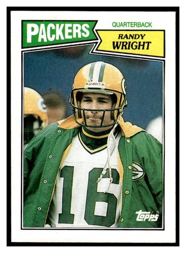 1987 Topps 351 Randy Wright Green Bay Packers Rookie | eBay