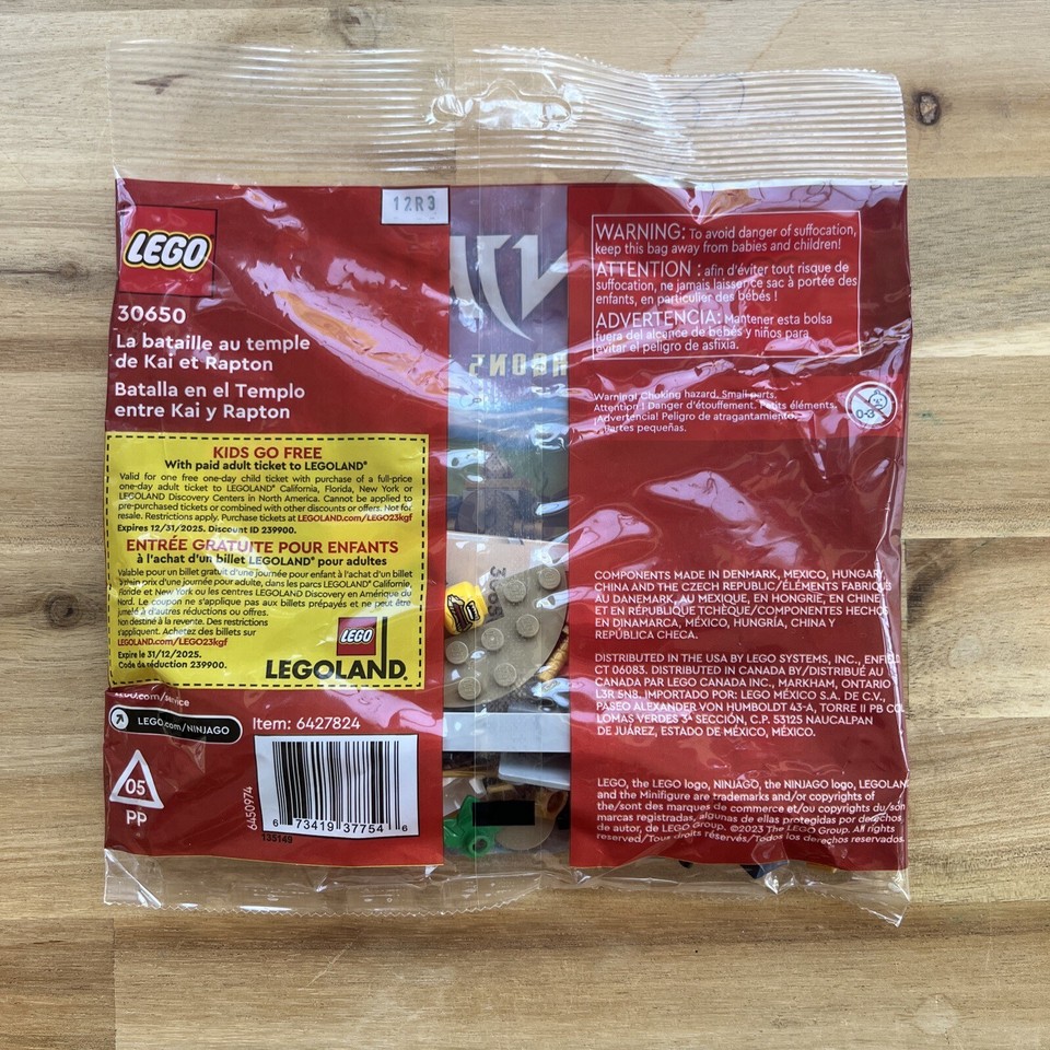 Lego 30650 Ninjago Dragons Rising Kai And Rapton’s Temple Battle ...