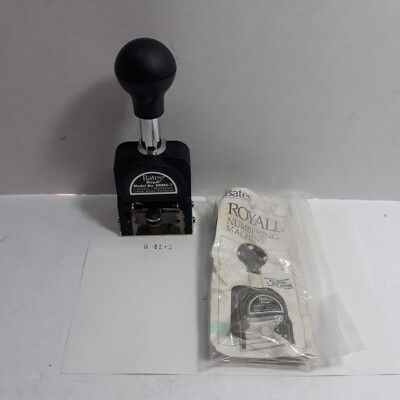 Stamps & Daters - Vintage Bates Numbering Machine