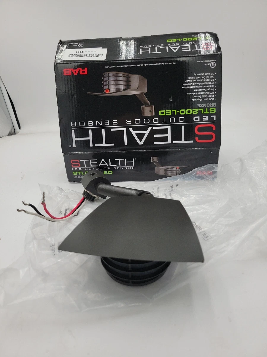 Rab Lighting Stl200 Stealth Sensor Security Light Manual | Shelly Lighting