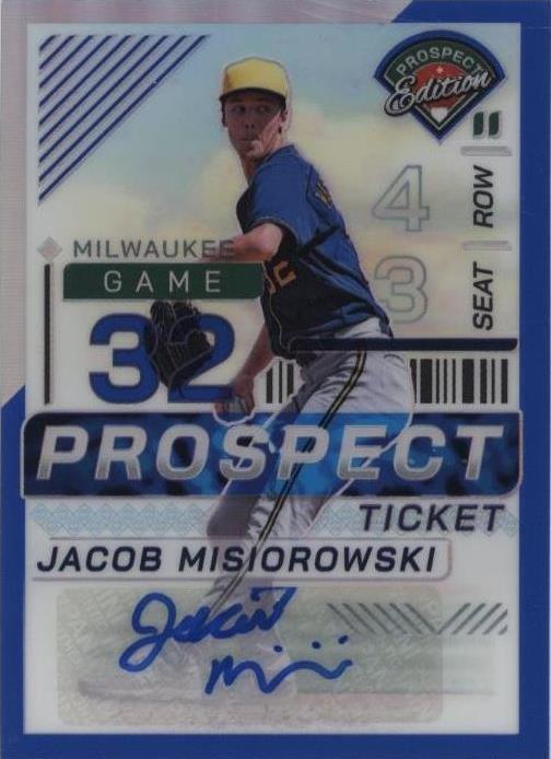 2024 Panini Prospect Edition - Jacob Misiorowski #156 Blue Prizm ...