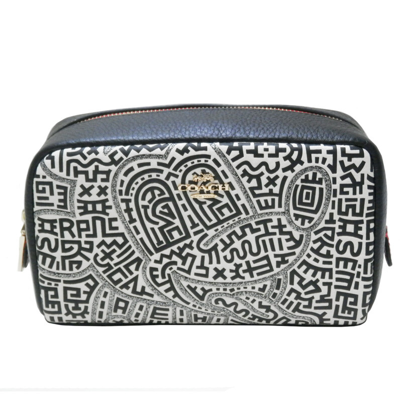 COACH Disney Mickey Mouse Keith Haring Maze Cosmetic … - Gem