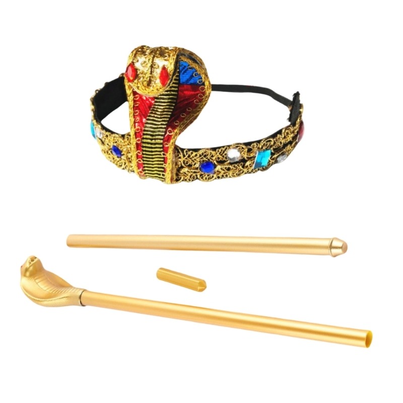 Cleopatra Crowns Headpiece Practical Plastic for Cosplay Halloween ...