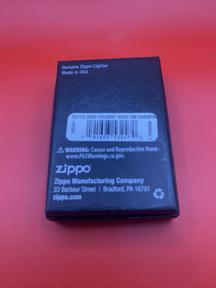 Rare Zippo Snap-On Tools 2022 Holiday Glow In Dark with Box New Made In ...
