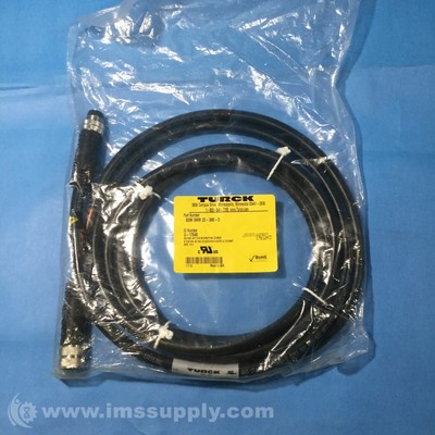 Turck BSM BKM 22-380-3 PowerFast Cordset, 600V, 18A, U-17646 FNFP | eBay