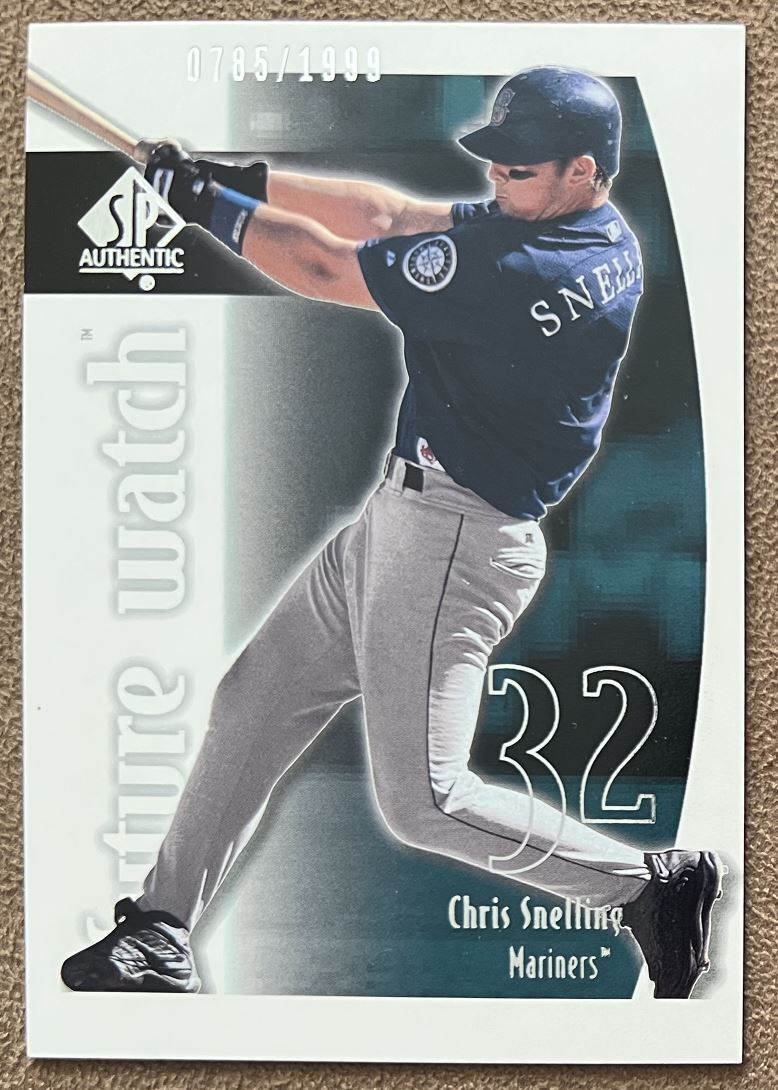 2002 SP Authentic Chris Snelling Rookie /1999 Seattle Mariners #222 | eBay