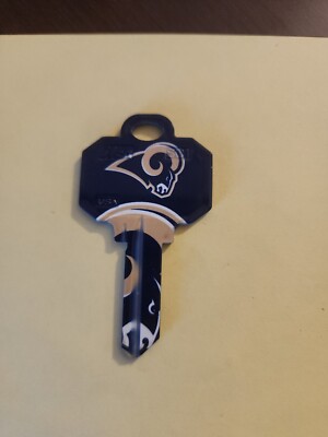 Los Angeles Rams NFL house key blank Schlage | eBay