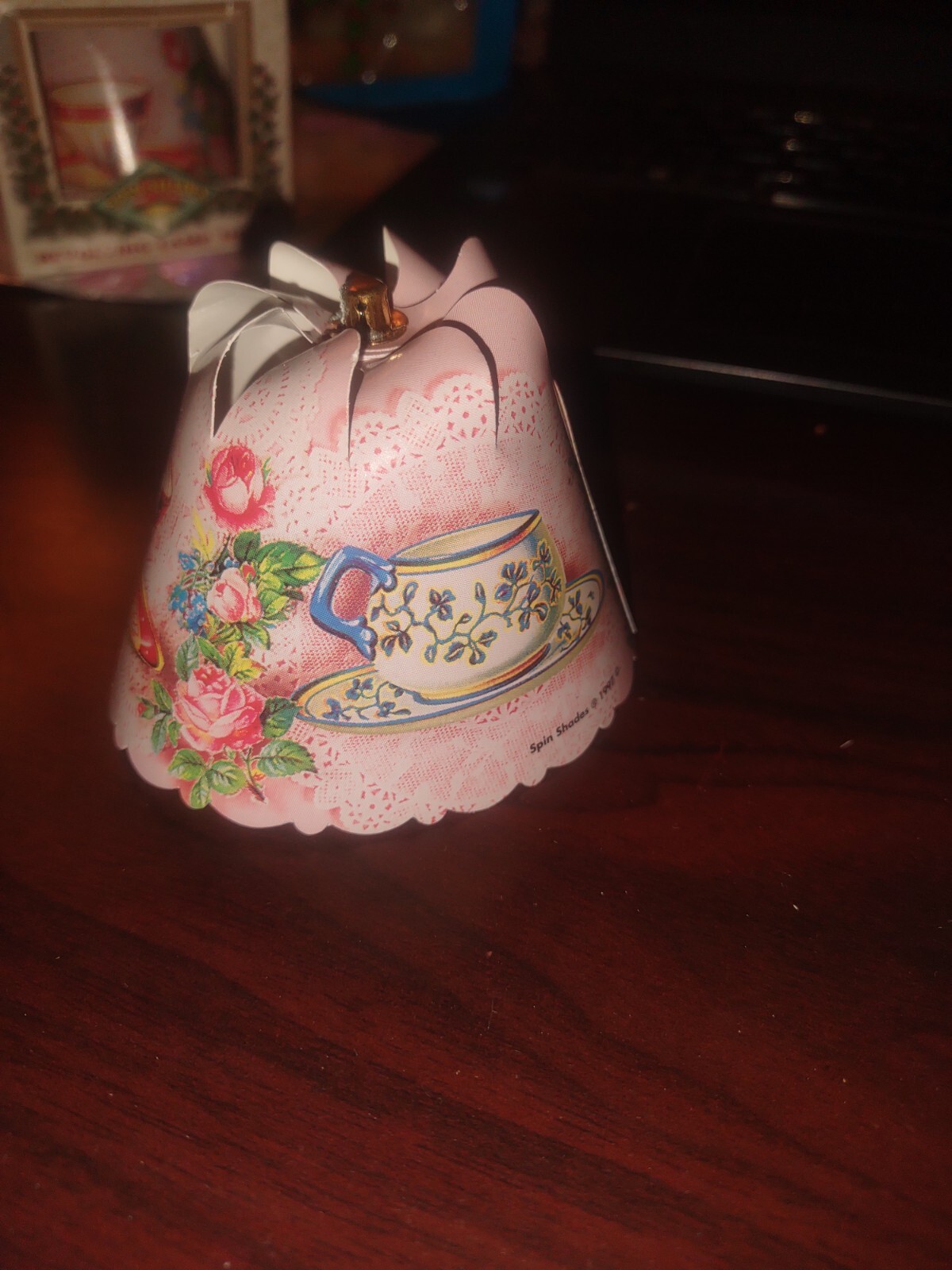 Vintage Spin Shades, Year 1994, Revolving Lamp Shade with mount in box ...