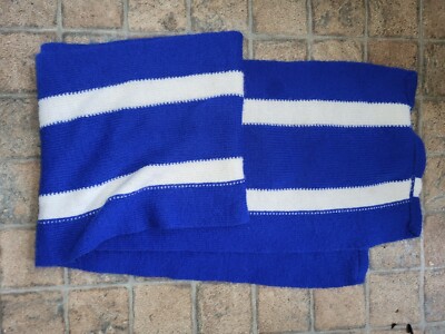 Blue & White Stripes Football Scarf - Sheffield Wednesday? | eBay UK
