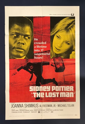 LOST MAN (1969) Original Folded Movie Poster | eBay