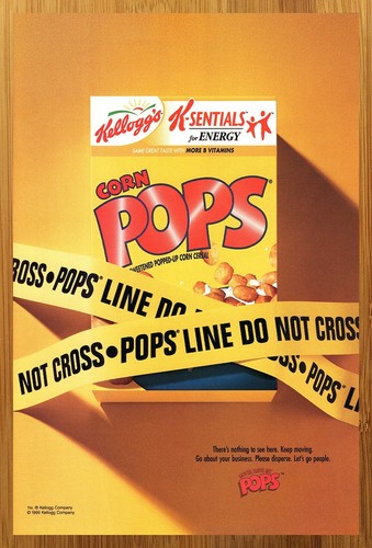1999 Kellogg's Corn Pops Cereal Vintage Print Ad/Poster Food Pop Art ...