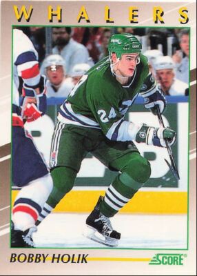 1991-92 Score Young Superstars Bobby Holik Hartford Whalers #36 | eBay