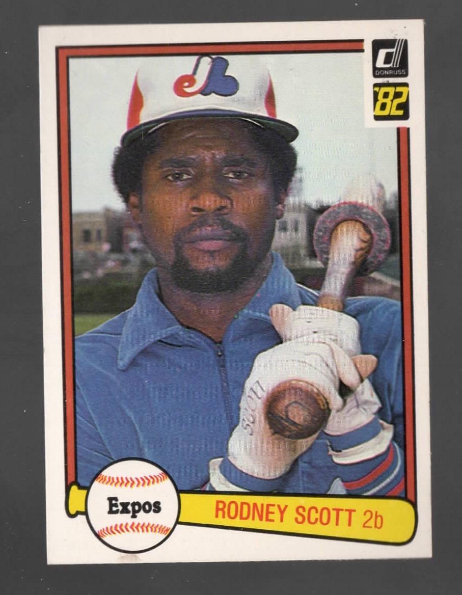 1982 Donruss Rodney Scott Montreal Expos #240 Near Mint or Better | eBay