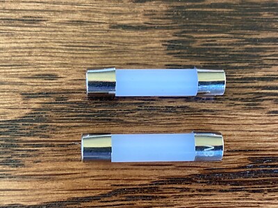 2 New Cool Blue FROSTED 8V Fuse Lamp LED Light Bulbs Marantz No Hot ...