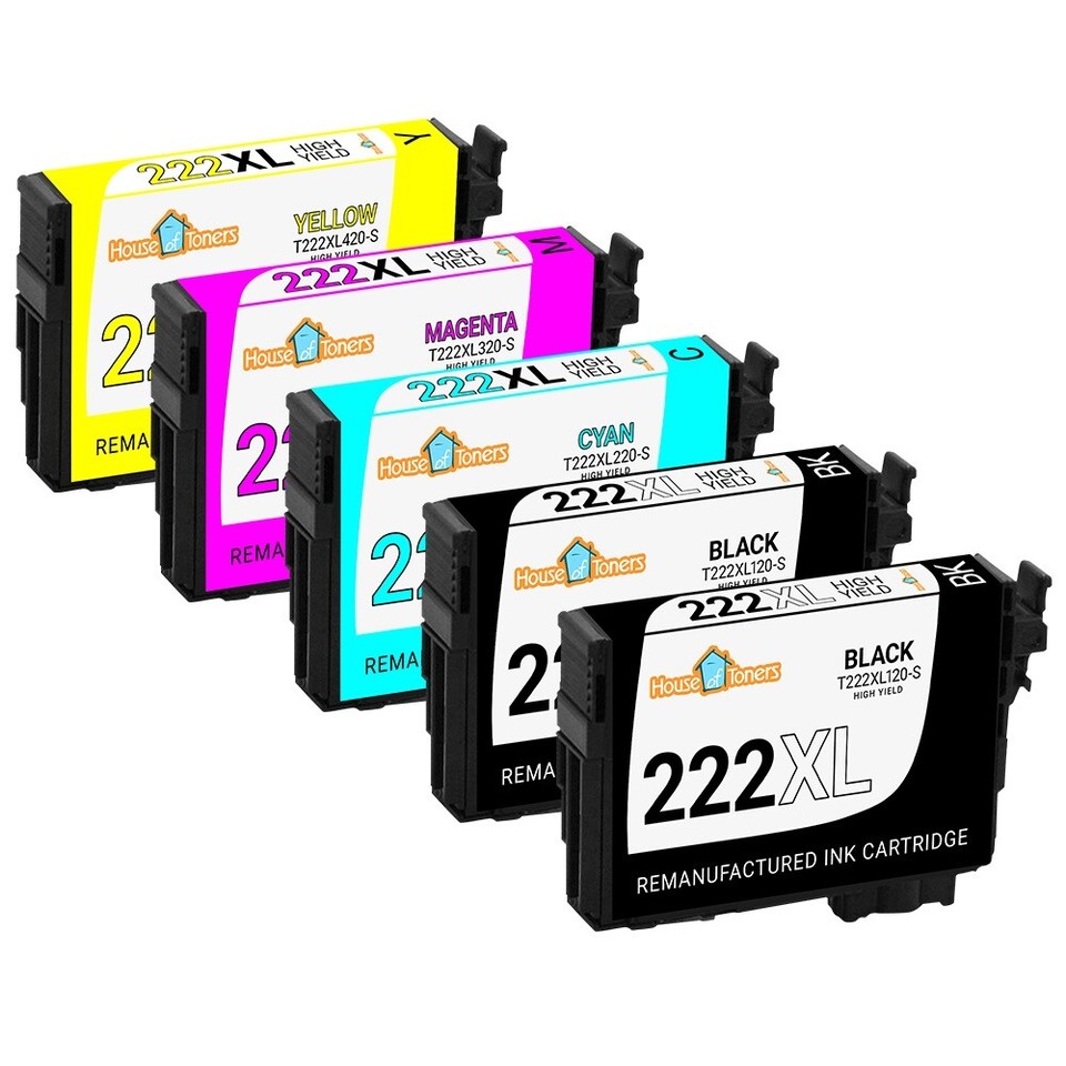 4PK T222XL for Epson T222XL120 T222 Ink Cartridges for Epson T222XL ...