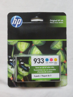 GENUINE OEM Original HP Ink 933 Cyan Magenta Yellow 3-Pack 889894153555 ...