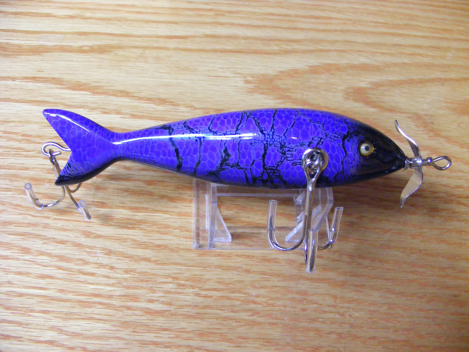 Killer Baits Rusty Jessee Heddon Style Black Sucker Lure in Blueberry ...