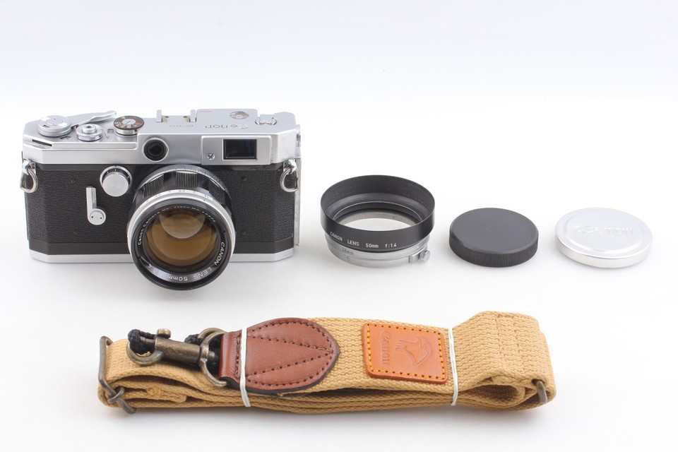 w/ HOOD [MINT Lens] Canon VL Leica Screw Rangefinder 50mm f1.4 L39 Lens ...