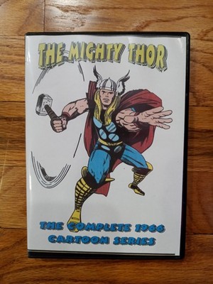 VINTAGE ITHE MIGHTY THOR 1966 CARTOONS DVD COMPLETE SERIES MARVEL ...