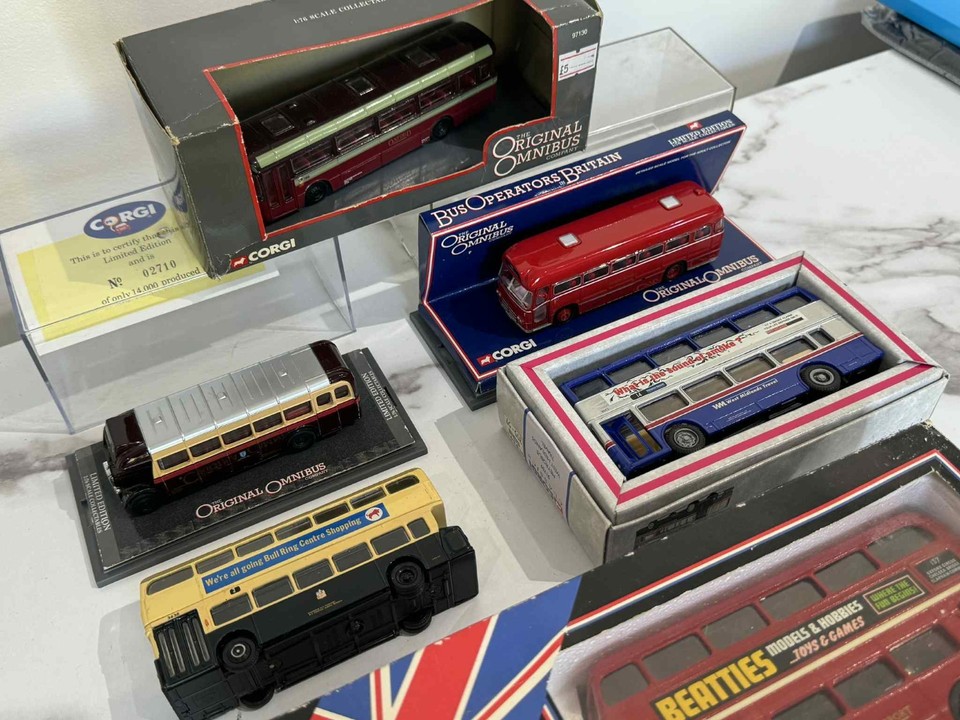 Job Lot Bundle of 6 Model Buses Corgi Original Omnibus & Solido | eBay UK