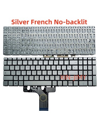French No-backlit For HP Pavilion 15-EH 15-EG 15m-EH layout Laptop ...