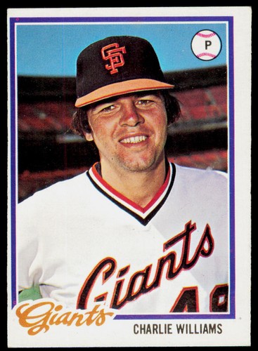 1978 Topps Charlie Williams 561 San Francisco Giants | eBay