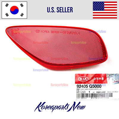 Reflector Bumper Rear Left DRIVER 92405Q5000 ⭐OEM⭐ Kia Seltos 2020-2022 ...