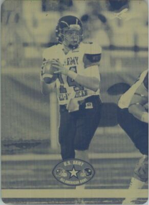 2012 ZEKE PIKE Leaf U.S. Army Rookie Press Plate AUBURN 1/1 | eBay