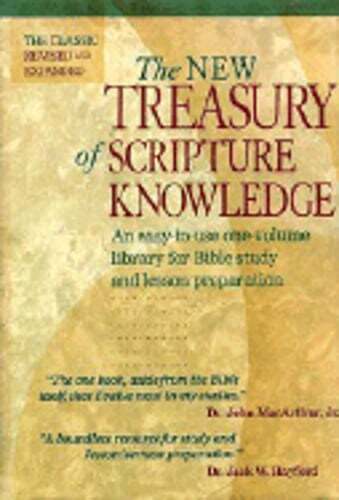The New Treasury of Scripture Knowledge: An Easy-To-Use One-Volume ...