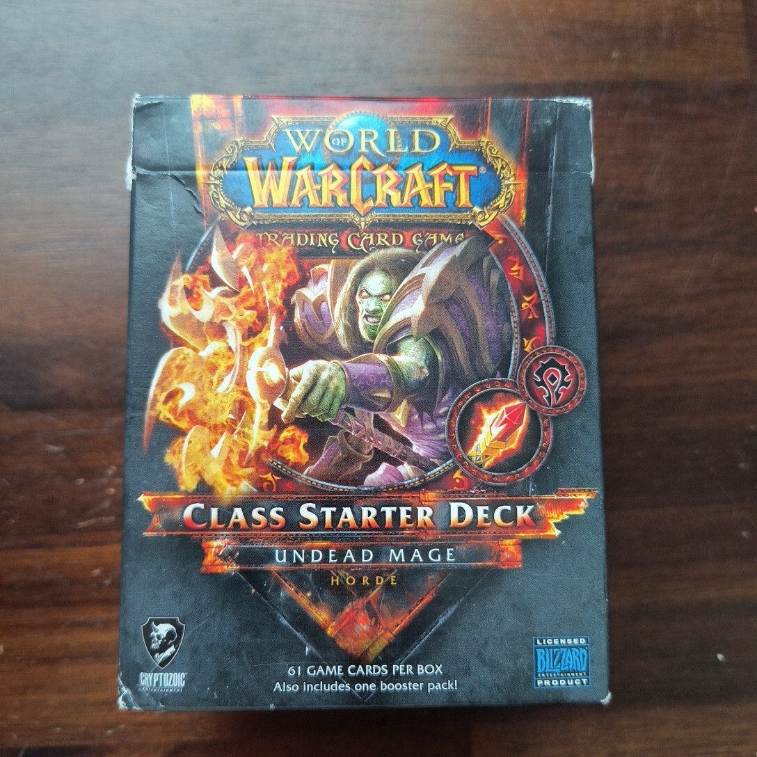 World of Warcraft Undead Mage Horde Class Starter Deck 2013 Open ...