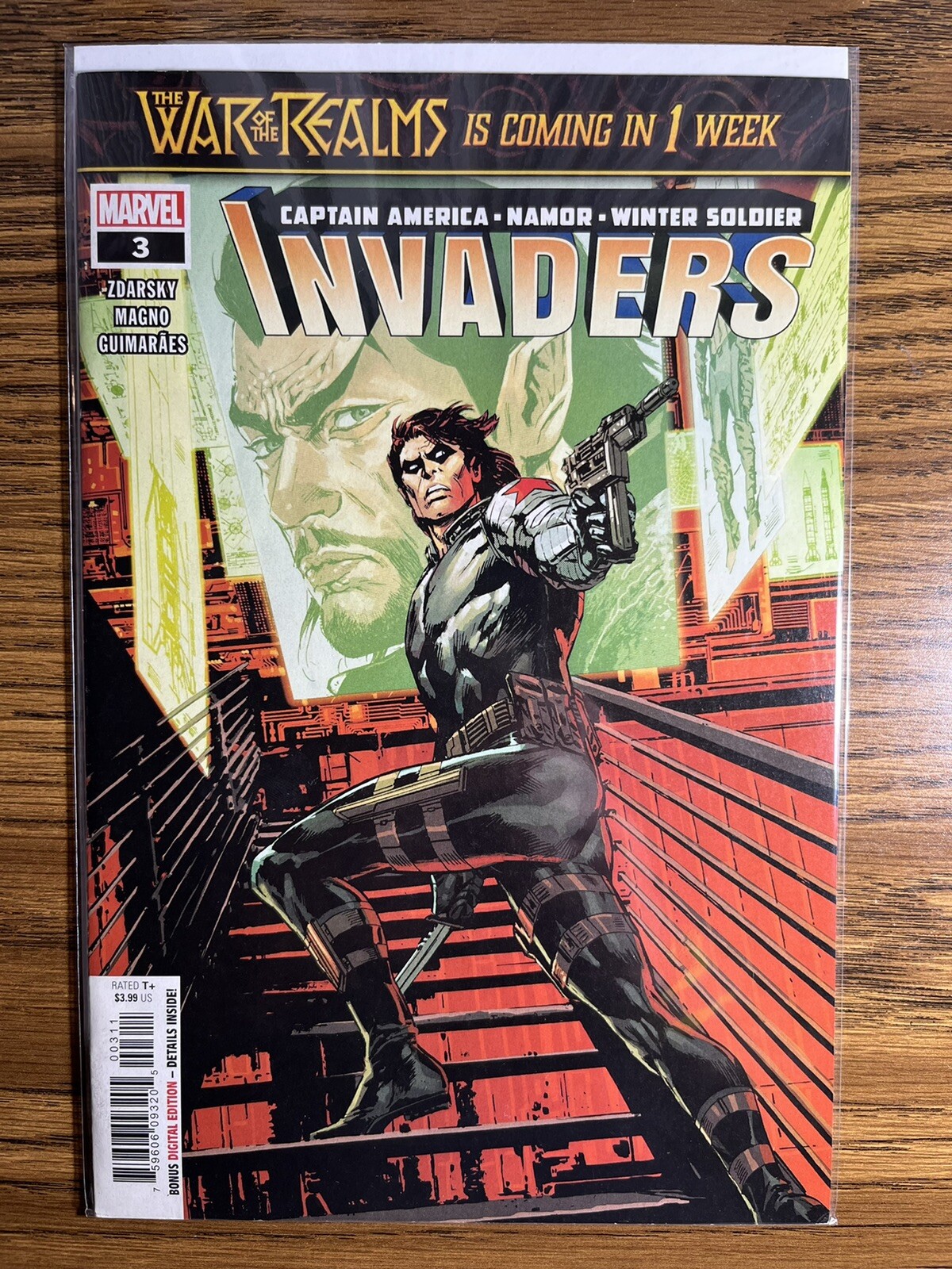 INVADERS 3 NM/NM+ CAPTAIN AMERICA WINTER SOLDIER NAMOR MARVEL COMICS ...