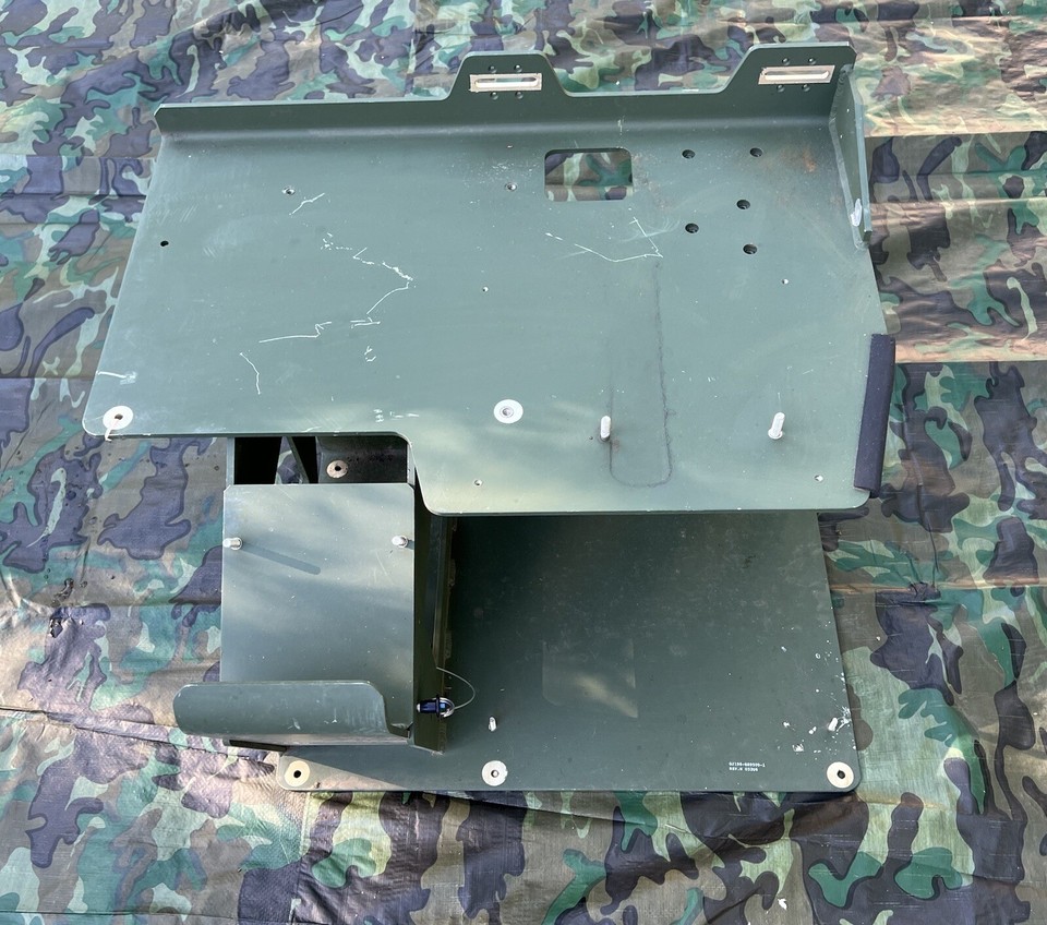 Humvee HMMWV BASIC RADIO MOUNT TRAY SYSTEM - USED ORIGINAL - 0J198 ...