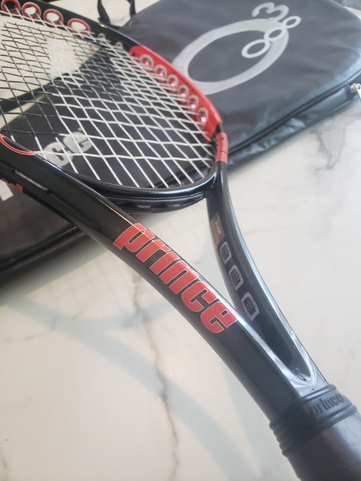 Prince 03 O3 Hybrid Orange Over Size 110" 5" Tennis Racquet. Lite Use ...