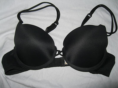 Wacoal Black Push Up Custom Contour Convertible Bra 34B 65842 Multi way ...