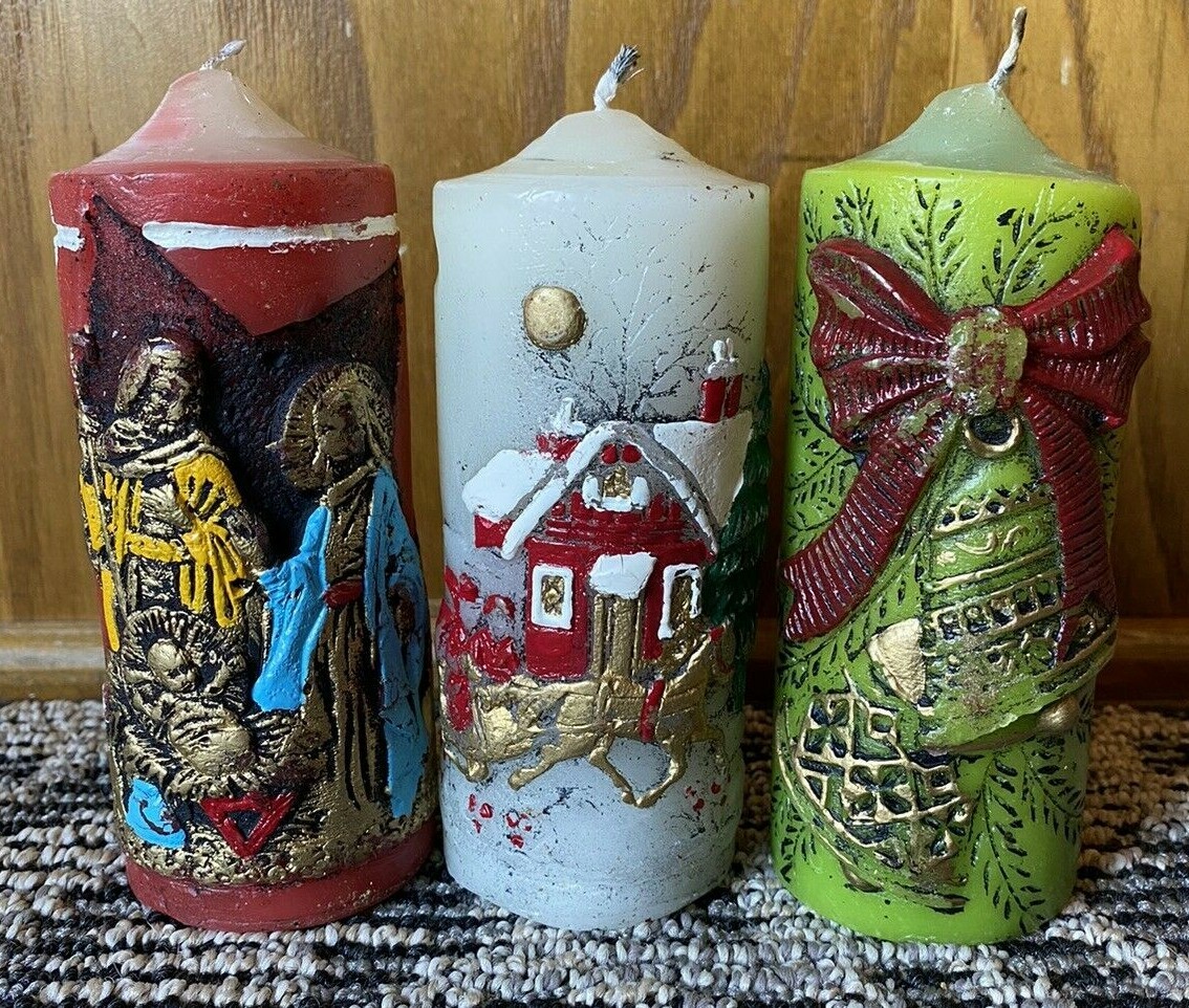 Vintage Christmas Candles Amazon.com: 2 Pack Vintage Christmas Window