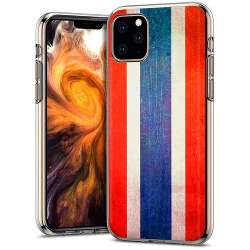 Thin Gel Phone Case Apple iPhone 11 Pro,Oldflag Thailand Nation ...