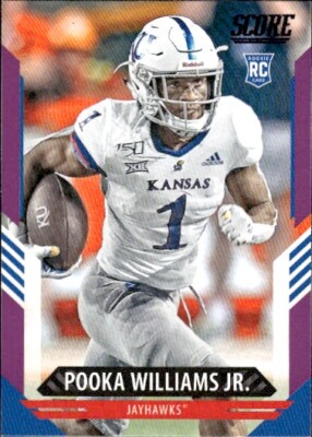 2021 Score #378 Pooka Williams Jr. Purple Kansas Jayhawks Football | eBay