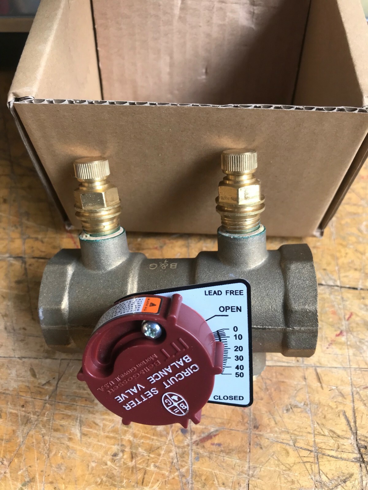 Bell & Gossett Lead Circuit Setter 1" NPT 117416LF for sale online | eBay