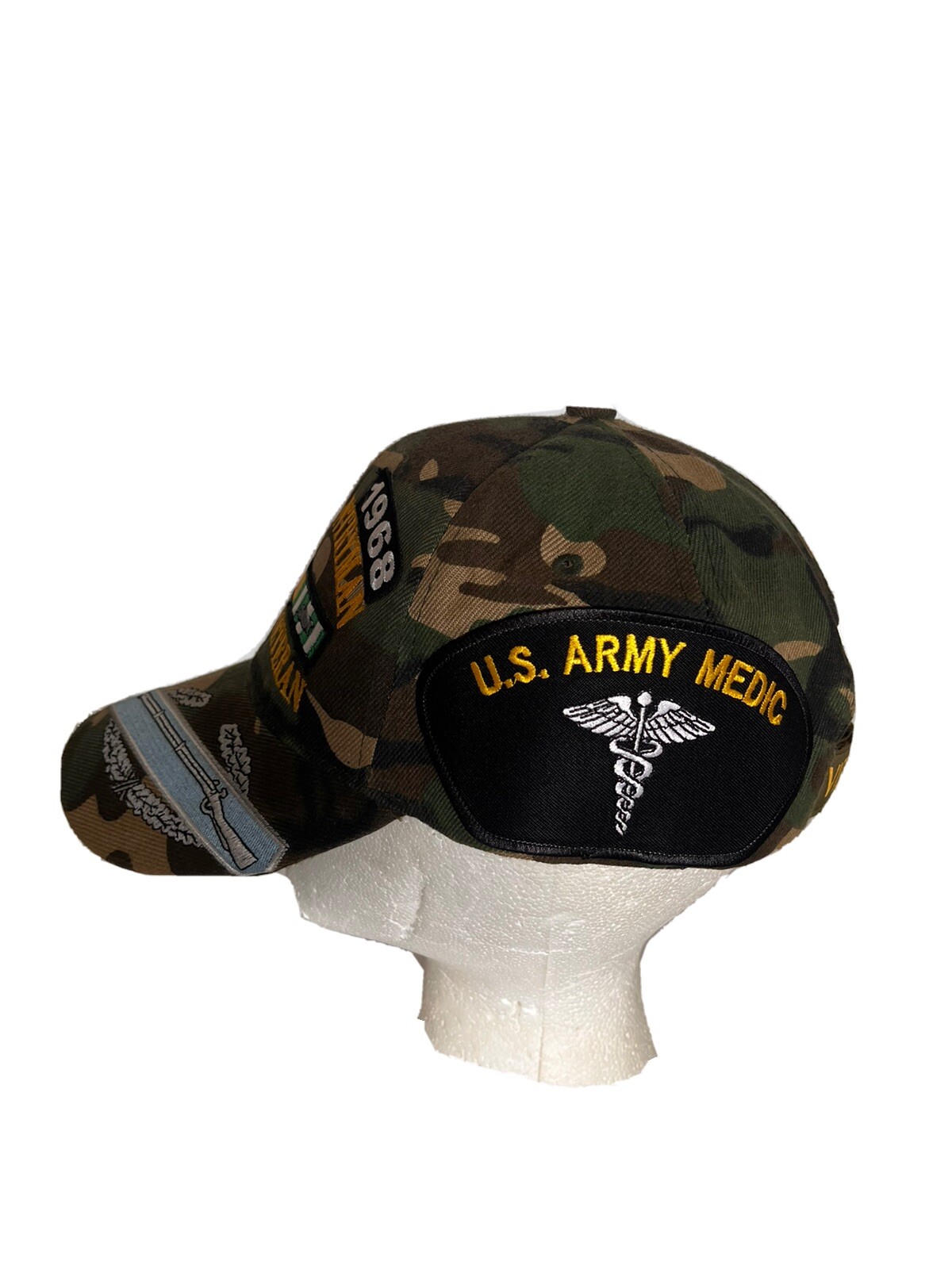 Vintage Vietnam Veteran Combat Infantryman Army Medic Hat Cap ...