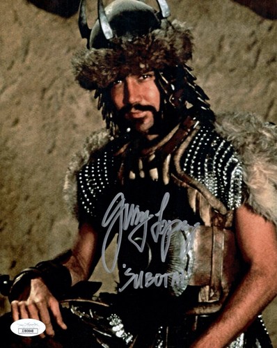 GERRY LOPEZ Signed CONAN THE BARBARIAN Subotai 8x10 Photo Autograph JSA ...