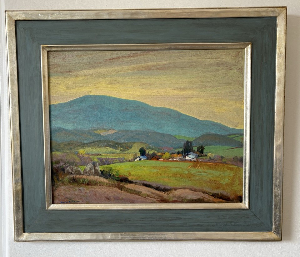 VTG ALFRED MITCHELL Early California Landscape Impressionist Painting ...