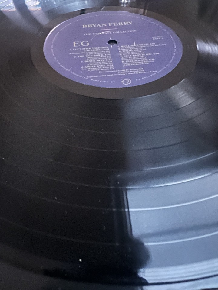 The Ultimate Collection | Bryan Ferry | Vinyl Record 12” LP 1988 EGTV 2 ...