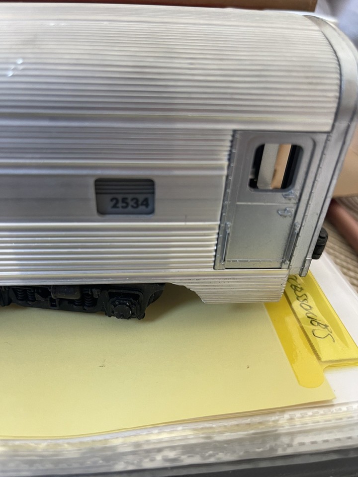 VG++ LIONEL POSTWAR 2534 SILVER BLUFF PULLMAN PASSENGER CAR IN BOX ...