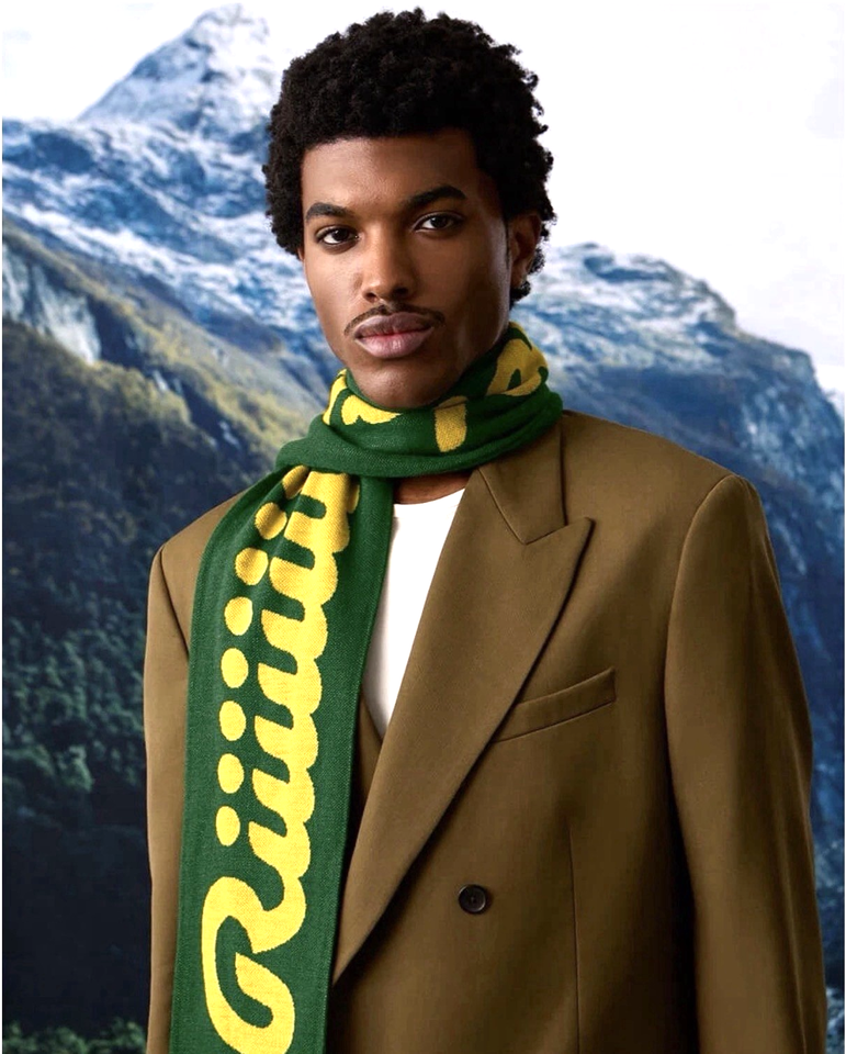 Ricola Scented Scarf Peppermint Green w Yellow Lettering '26 Limited ...